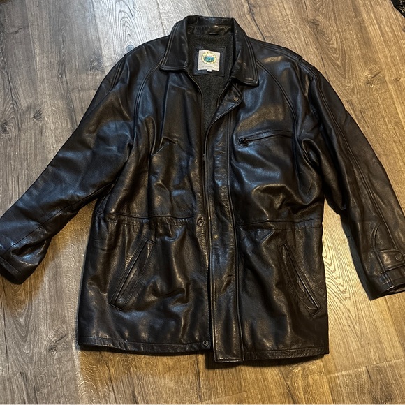 Forest Club | Jackets & Coats | Forest Club Black Leather Mens Jacket ...